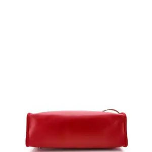 Hermès Herbag Zip Berline Vache Canvas And Leather 31 - Red