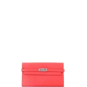 Hermès Kelly Wallet Epsom Long - Red