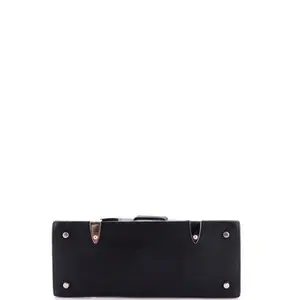 Goyard Saigon Top Handle Bag Coated Canvas With Leather Pm - Black