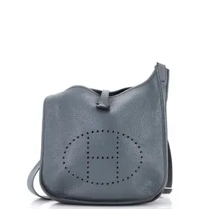 Hermès Evelyne Bag Gen Ii Epsom Pm - Blue