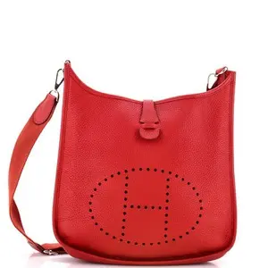 Hermès Evelyne Bag Gen Iii Clemence Pm - Red