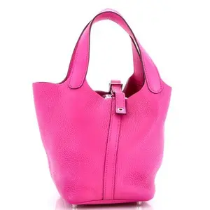 Hermès Picotin Lock Bag Clemence Pm - Pink