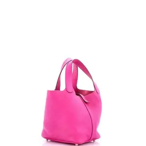 Hermès Picotin Lock Bag Clemence Pm - Pink