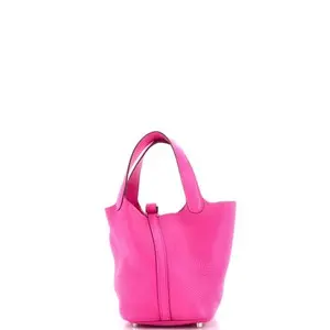 Hermès Picotin Lock Bag Clemence Pm - Pink