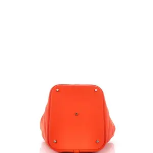 Hermès Picotin Lock Bag Clemence Gm - Feu