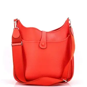 Hermès Evelyne Bag Gen Iii Clemence Gm - Red