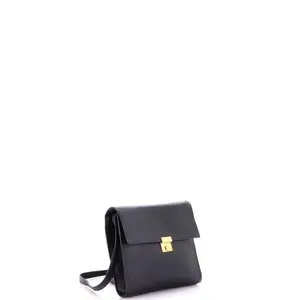 Hermès Clic Wallet On Strap Chevre Mysore 16 - Black