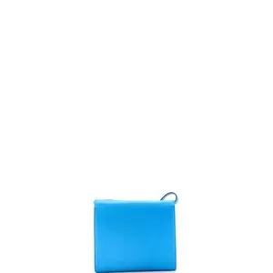 Hermès Clic Wallet On Strap Epsom 16 - Blue