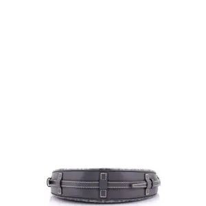 Goyard Hirondelle Shoulder Bag Coated Canvas And Leather - Grey