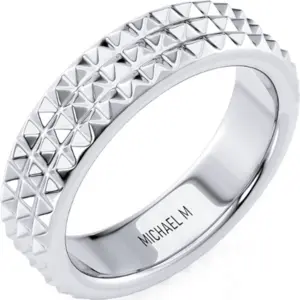 MICHAEL M Tetra Band Ring - Silver