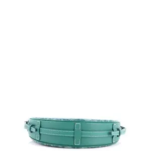 Goyard Hirondelle Shoulder Bag Coated Canvas And Leather - Green