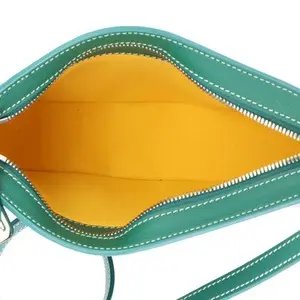 Goyard Hirondelle Shoulder Bag Coated Canvas And Leather - Green
