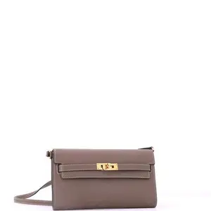 Hermès Kelly To Go Wallet Chevre Mysore - Etoupe