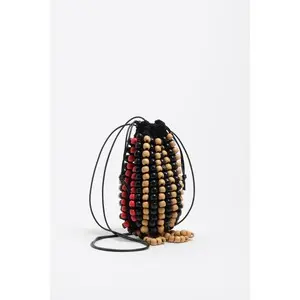 Bimba Y Lola Crochet Mini Bag - Black