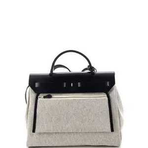 Hermès Herbag Zip Pegase Pop Toile And Leather 31