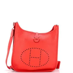 Hermès Evelyne Bag Gen Iii Clemence Pm - Red
