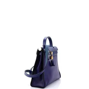 Hermès Herbag Zip Berline Vache Canvas And Leather 31 - Blue