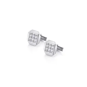 MICHAEL M Tetra Octagon Cufflinks - Silver