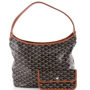 Goyard Boheme Hobo Coated Canvas - Brown