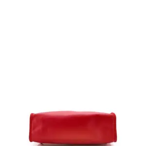 Hermès Herbag Zip Berline Vache Canvas And Leather 31 - Red