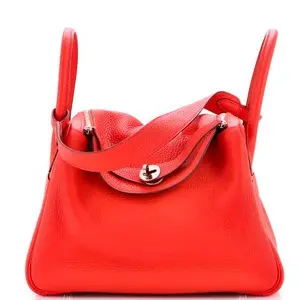 Hermès Lindy Bag Clemence 30 Geranium