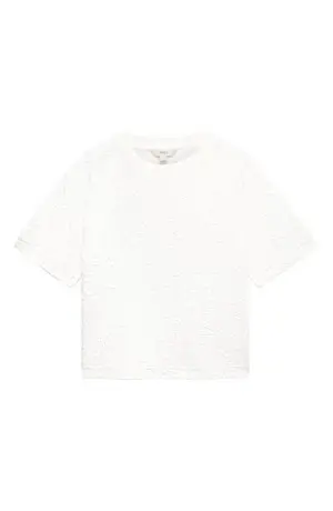 M&s Boxy Appliqué T-shirt - Soft White
