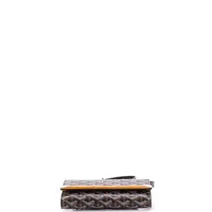 Goyard Monte Carlo Clutch With Strap Coated Canvas Pm