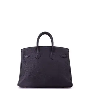 Hermès Birkin Handbag Black Togo With Gold Hardware 25 - Noir