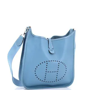 Hermès Evelyne Bag Gen Ii Epsom Pm - Blue