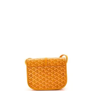 Goyard Belvedere Ii Messenger Bag Coated Canvas Pm - Yellow