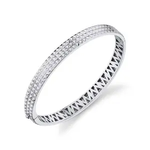 MICHAEL M Tetra Hinged Bangle Bracelet