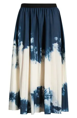 NIKKI LUND Robbie Print Midi Skirt