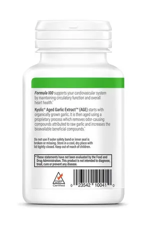 KYOLIC Aged Garlic Extract Formula 100, Cardiovascular Health, 100