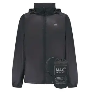MAC IN A SAC Origin Ii Packable Waterproof Jacket - Black