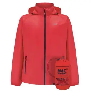MAC IN A SAC Origin Ii Packable Waterproof Jacket - Red
