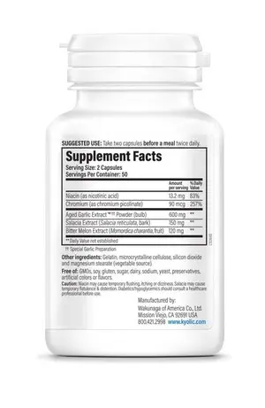 KYOLIC Aged Garlic Extract Formula 112, Blood Sugar Balance