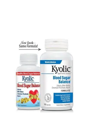 KYOLIC Aged Garlic Extract Formula 112, Blood Sugar Balance
