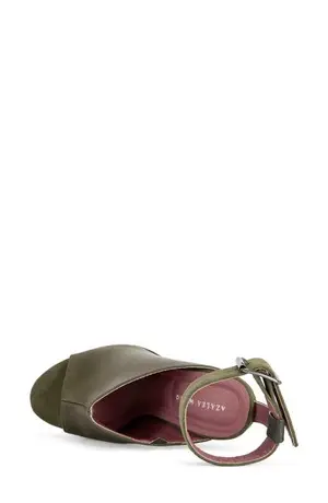 AZALEA WANG Tana Platform Ankle Strap Sandal