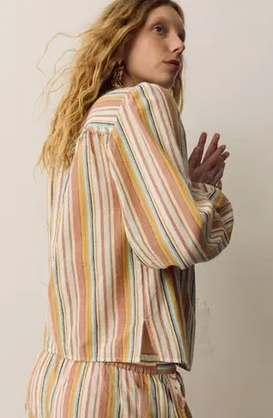 PER UNA BY M&S Stripe Button-up Shirt