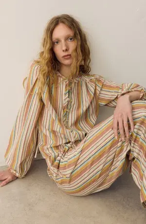 PER UNA BY M&S Stripe Button-up Shirt