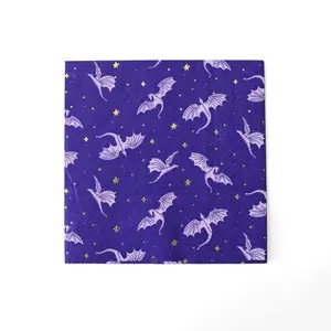 JOLLITY & CO Romantasy Dragon Themed Large Napkins - Assorted Pre-pack