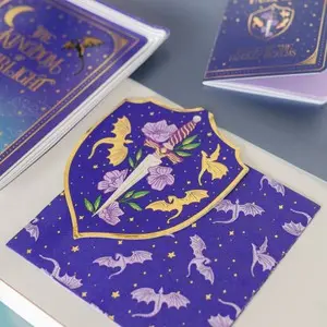 JOLLITY & CO Romantasy Dragon Themed Large Napkins