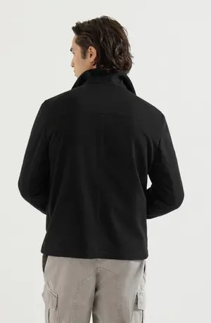 Brunello Cucinelli Lightweight Cashmere Flannel Outerwear Jacket