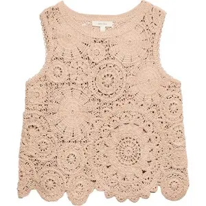 PER UNA BY M&S Crochet Knit Vest