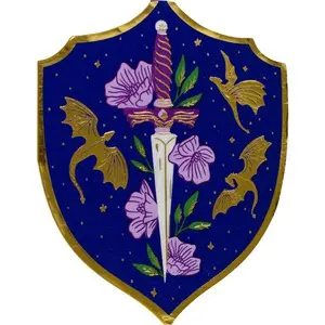 JOLLITY & CO Romantasy Shield & Dagger Large Napkins
