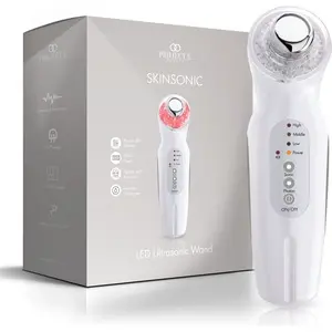 PROJECT E BEAUTY Skinsonic Led Ultrasonic Wand - White