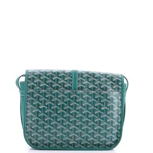 Goyard Belvedere Ii Messenger Bag Coated Canvas Mm - Green