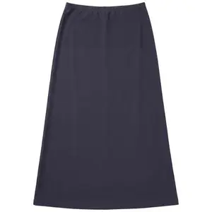 MONTE CARLO Ladies Pull-on Knit Skirt - Charcoal