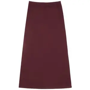 MONTE CARLO Monte Carlo Ladies Pull-On Knit Skirt Wine
