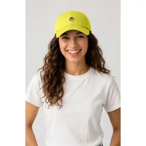 DALIX Dalix Sourdough Embroidered Baseball Cap Yellow